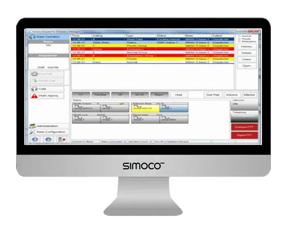 Digital Mobile Radio Association | Simoco Dispatcher, Control Room and ...